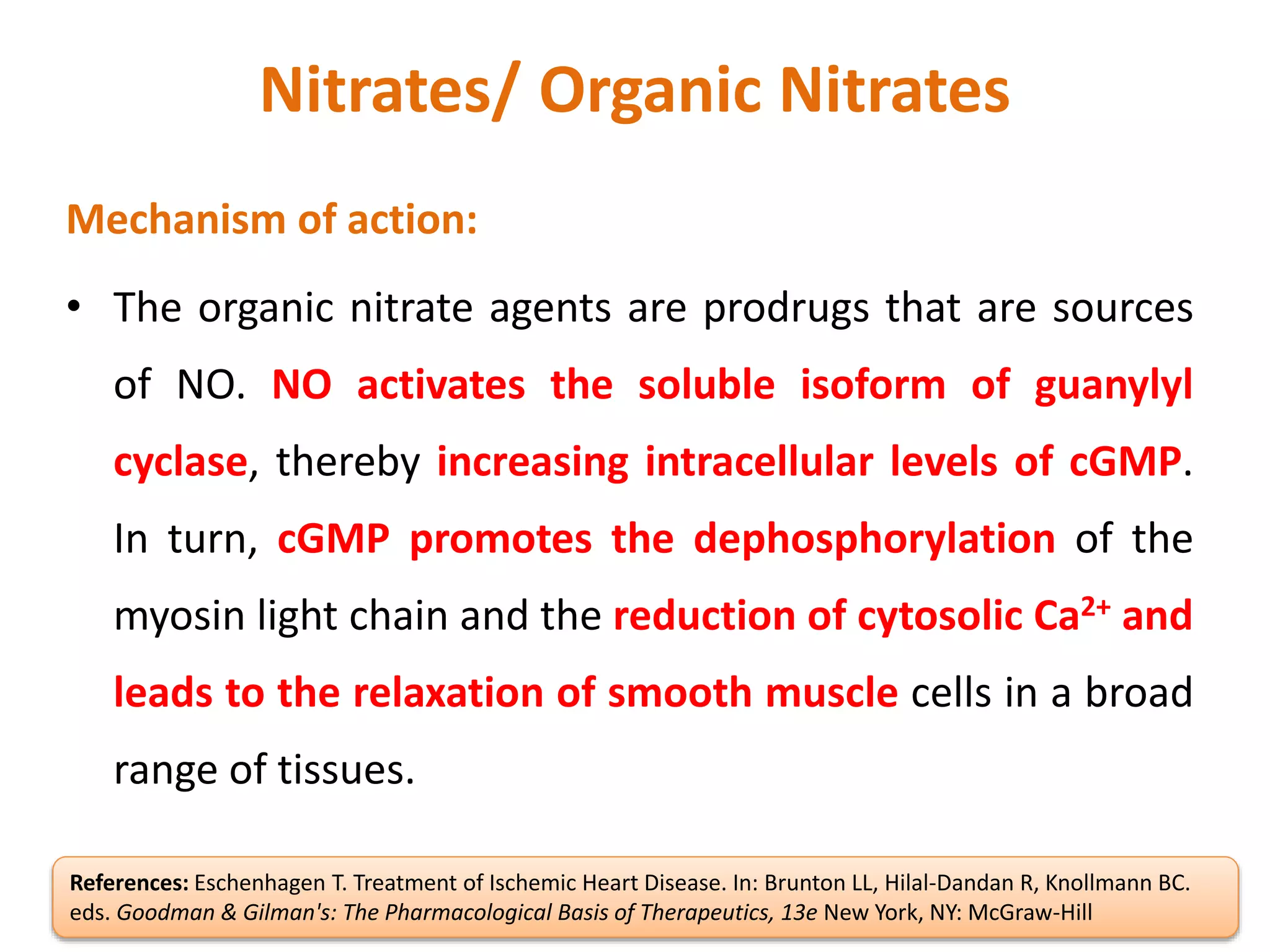 Antianginal Drugs | PPTX