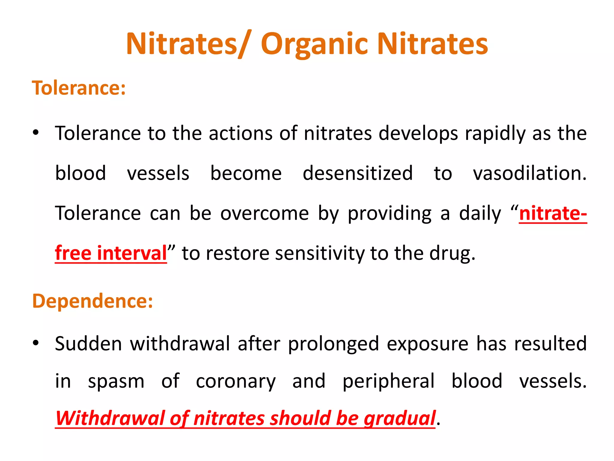 Antianginal Drugs | PPTX