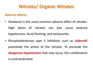 Antianginal Drugs | PPTX