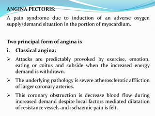 Antianginal ppt brief description and information | PPT