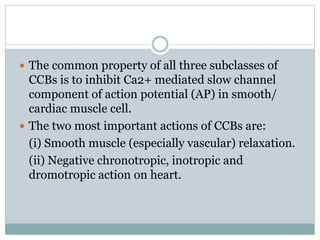 Pharmacology of Drugs used in Treatment of angina | PPTX | Heart and ...