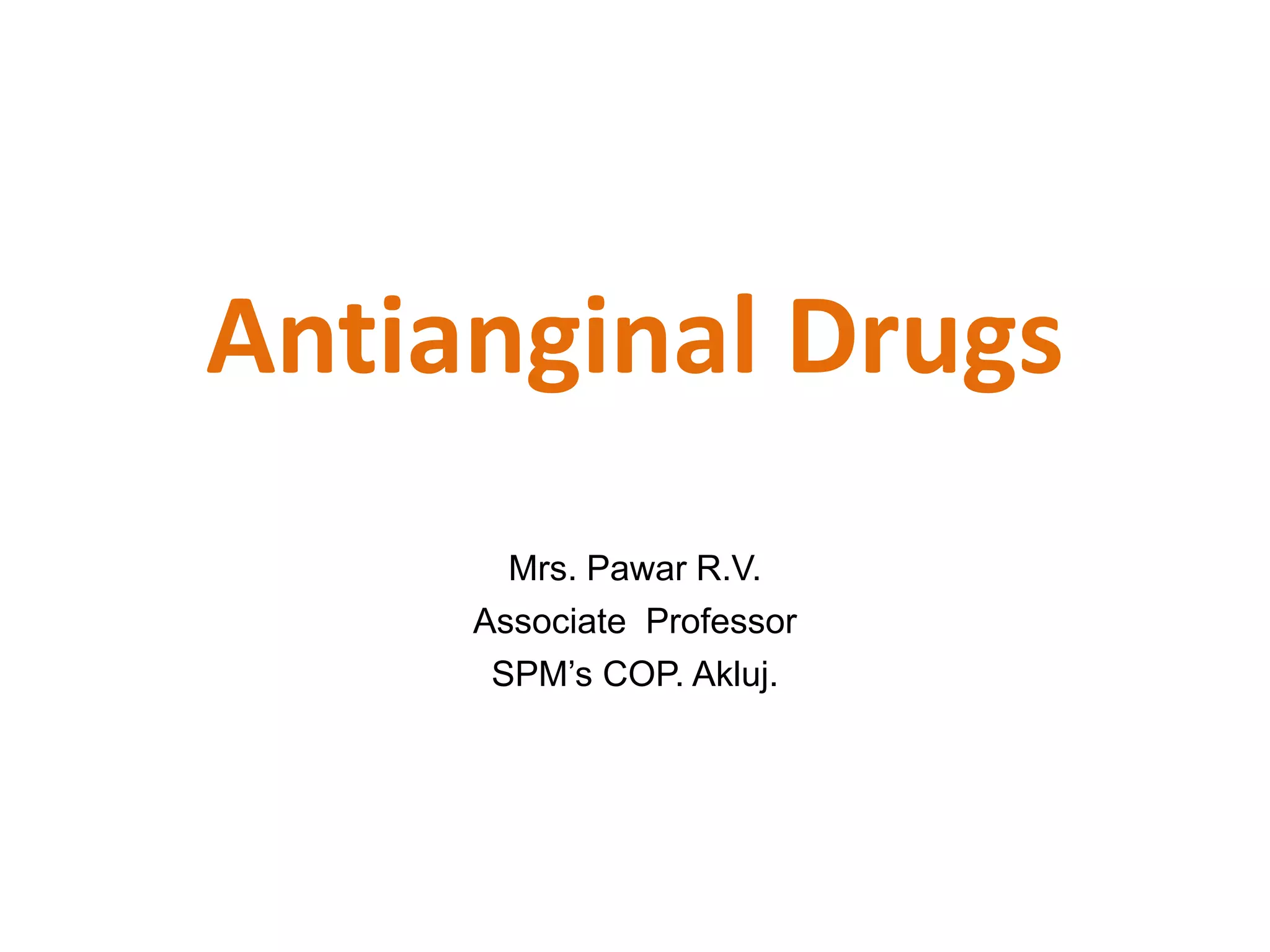 antianginal drug.pptx