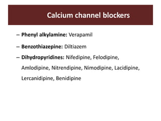 Anti Anginal Drugs and its side affect and uses | PPT