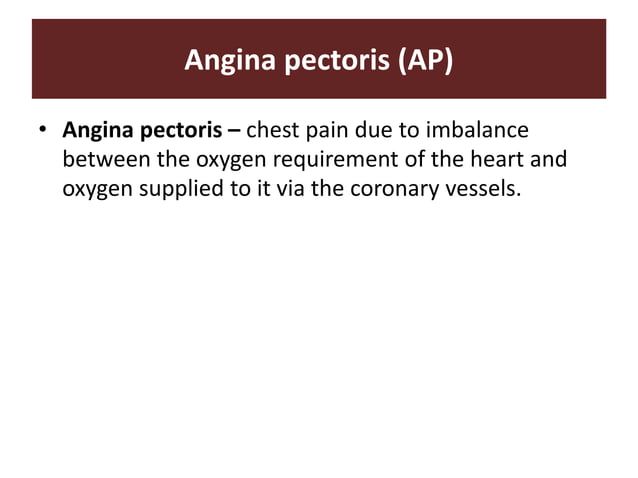 Anti Anginal Drugs and its side affect and uses | PPT