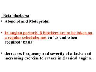 Anti anginal drugs | PPT