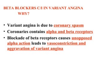 Anti anginal drugs | PPT