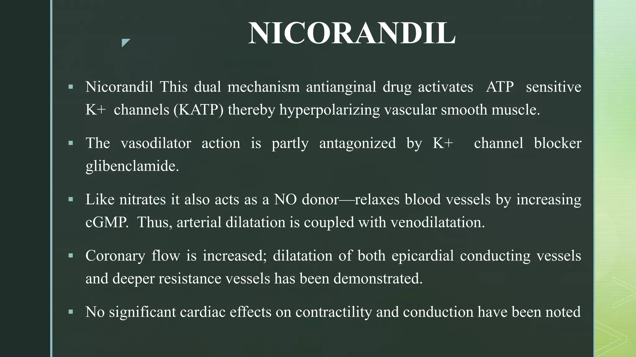 Anti Anginal drugs | PPTX