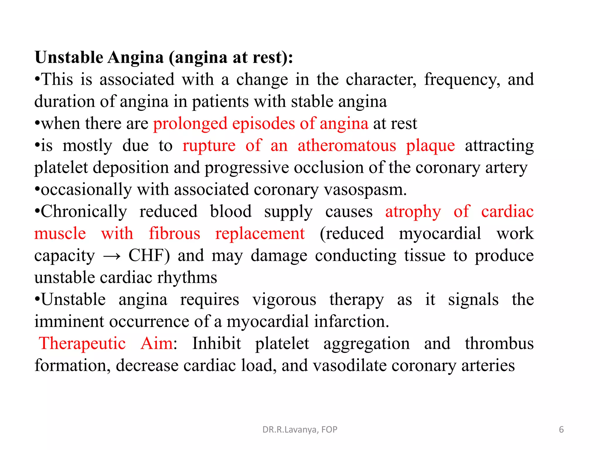 Antianginal drugs | PPT