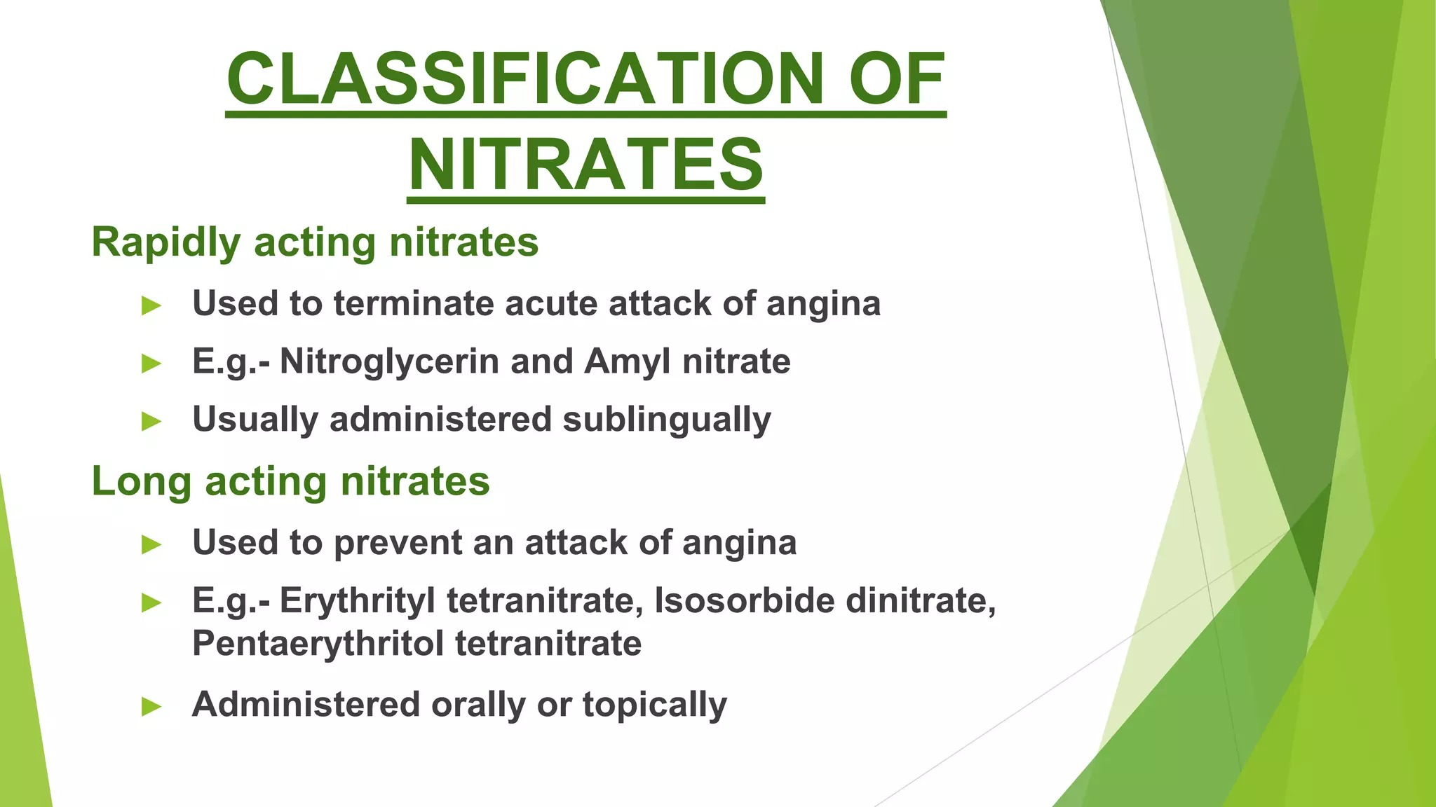 Antianginal drugs | PPTX