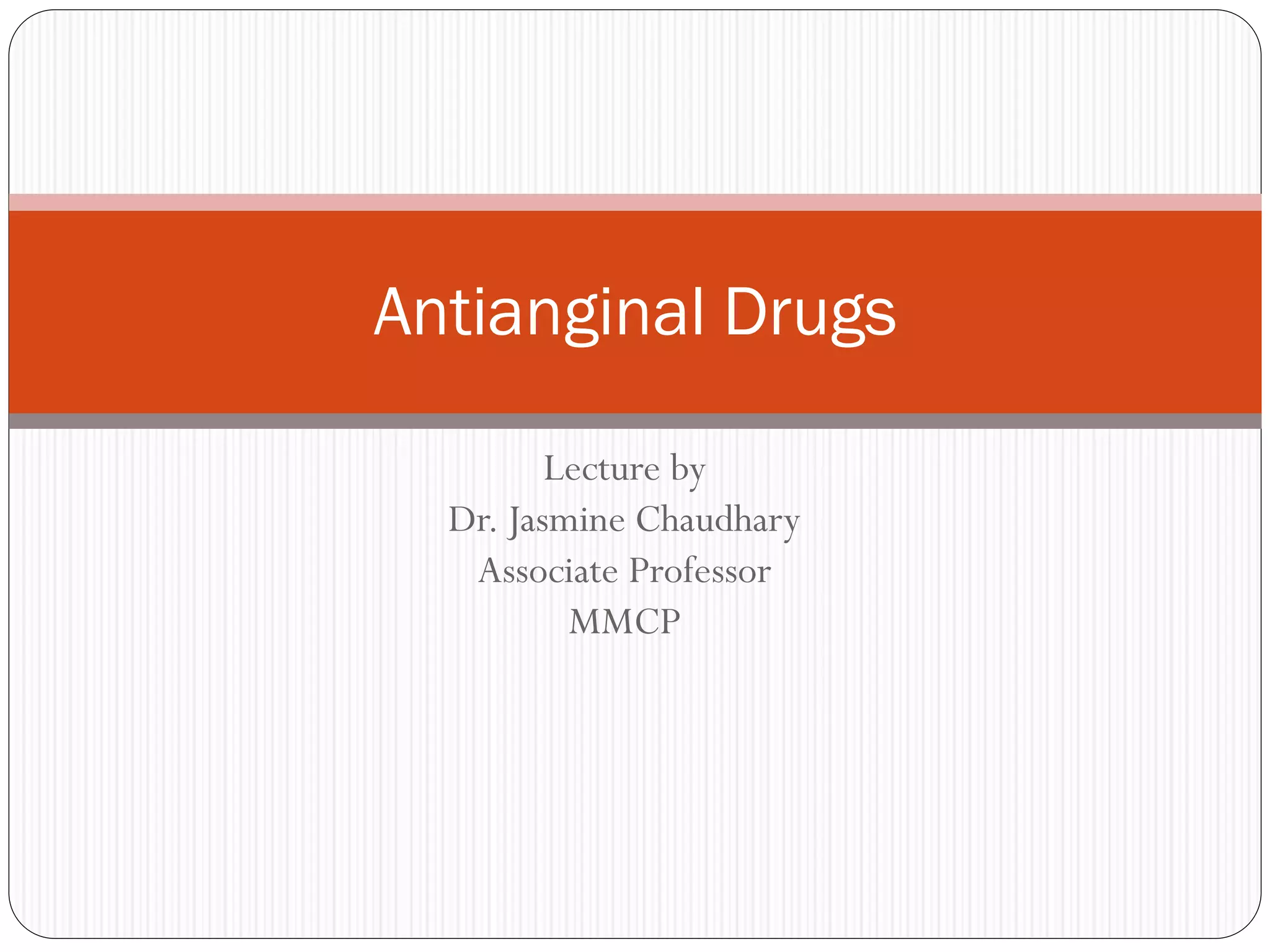 Antianginal Drugs.pdf