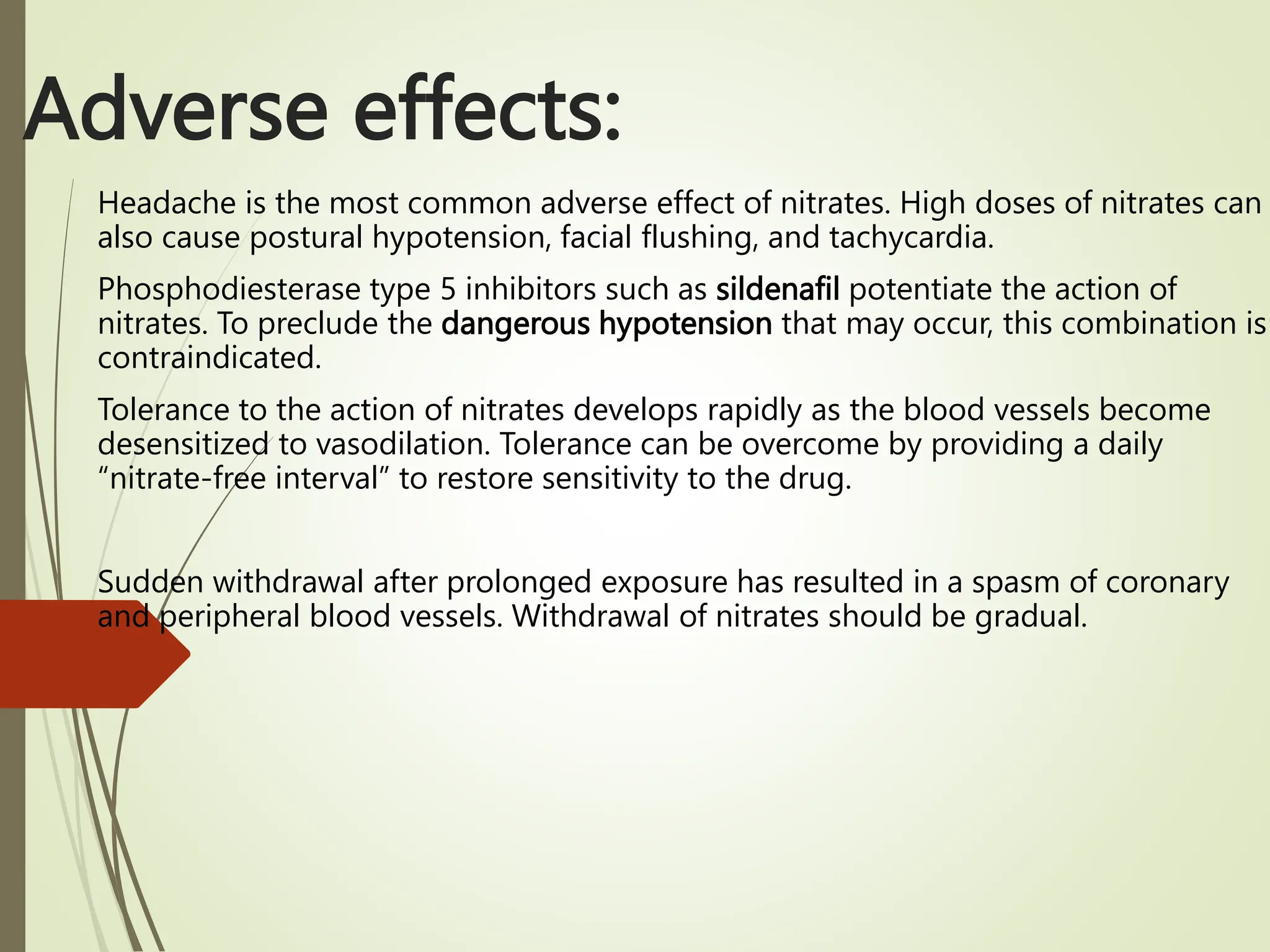 anti anginal drugs and side affect and Symptoms | PPT