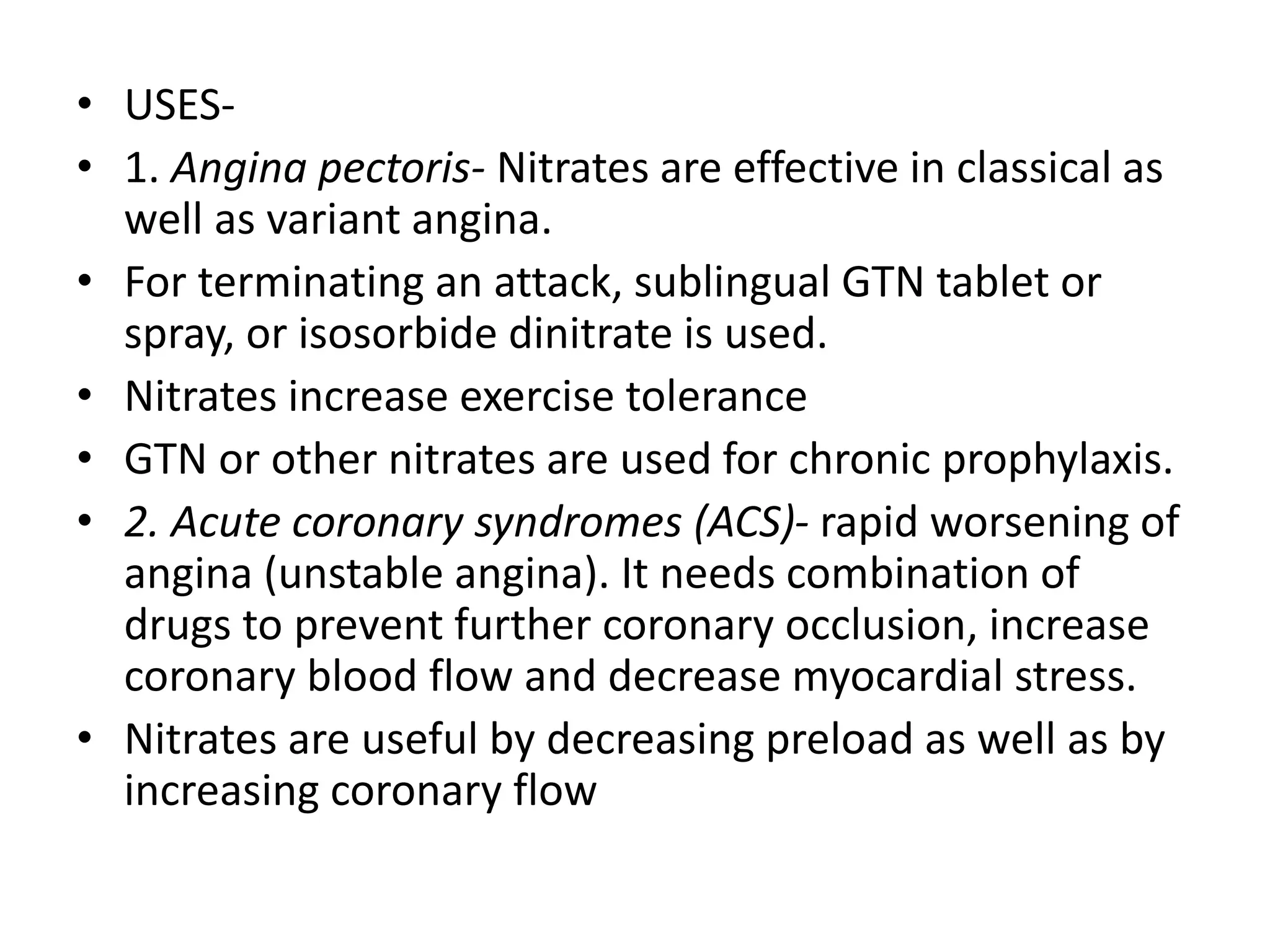 Antianginal Drugs Pharmacology 5th sem B.Pharm.pptx