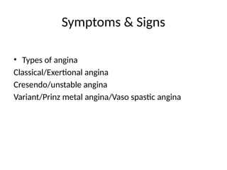 Antianginal Drugs/ Treatment of Myocardial Infraction | PPT