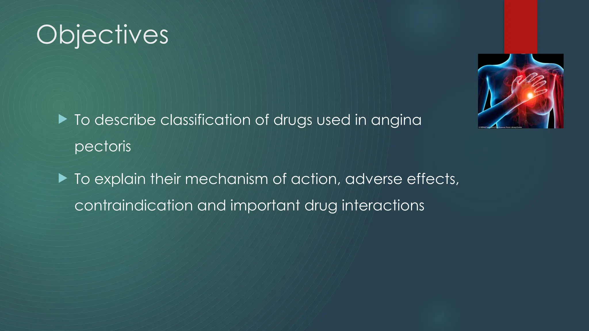 Pharmacology: Drugs used in Angina pectoris | PPTX | Heart and ...