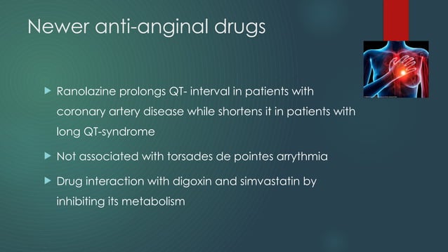 Pharmacology: Drugs used in Angina pectoris | PPTX | Heart and ...