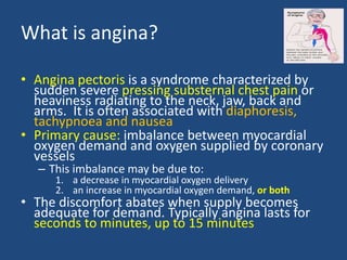 Antianginal drugs and drugs used in ischaemia - drdhriti | PPTX