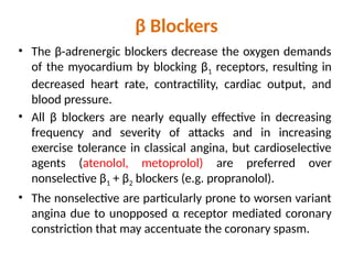 Antianginal drugs BTP II SEM.pptxxxxxxxxxxxx | PPT | Free Download