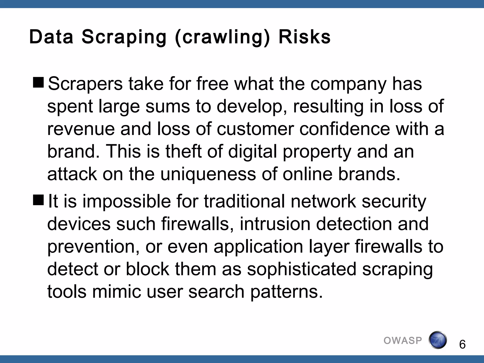 Anti (anti crawling) techniques | PPT