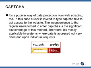 Anti (anti crawling) techniques | PPT