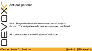 Anti anti patterns | PDF