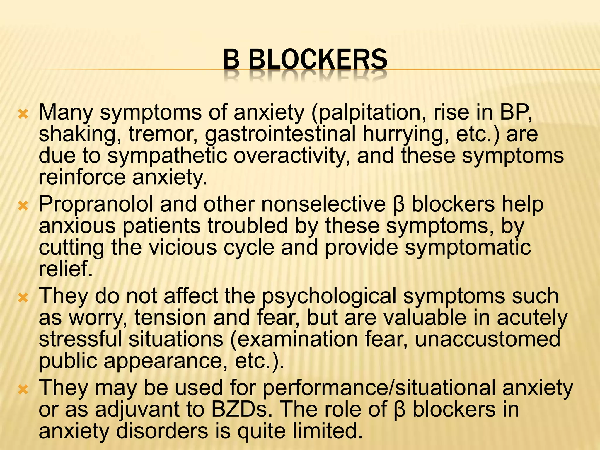 Antianxiety agents | PPTX