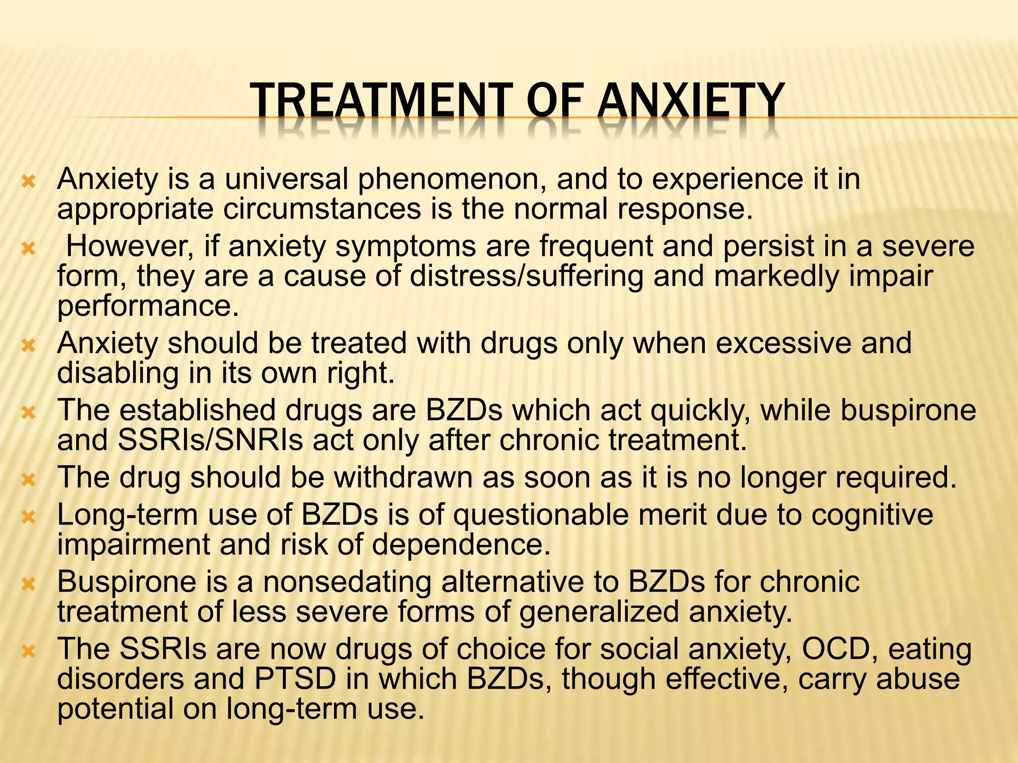 Antianxiety agents | PPTX