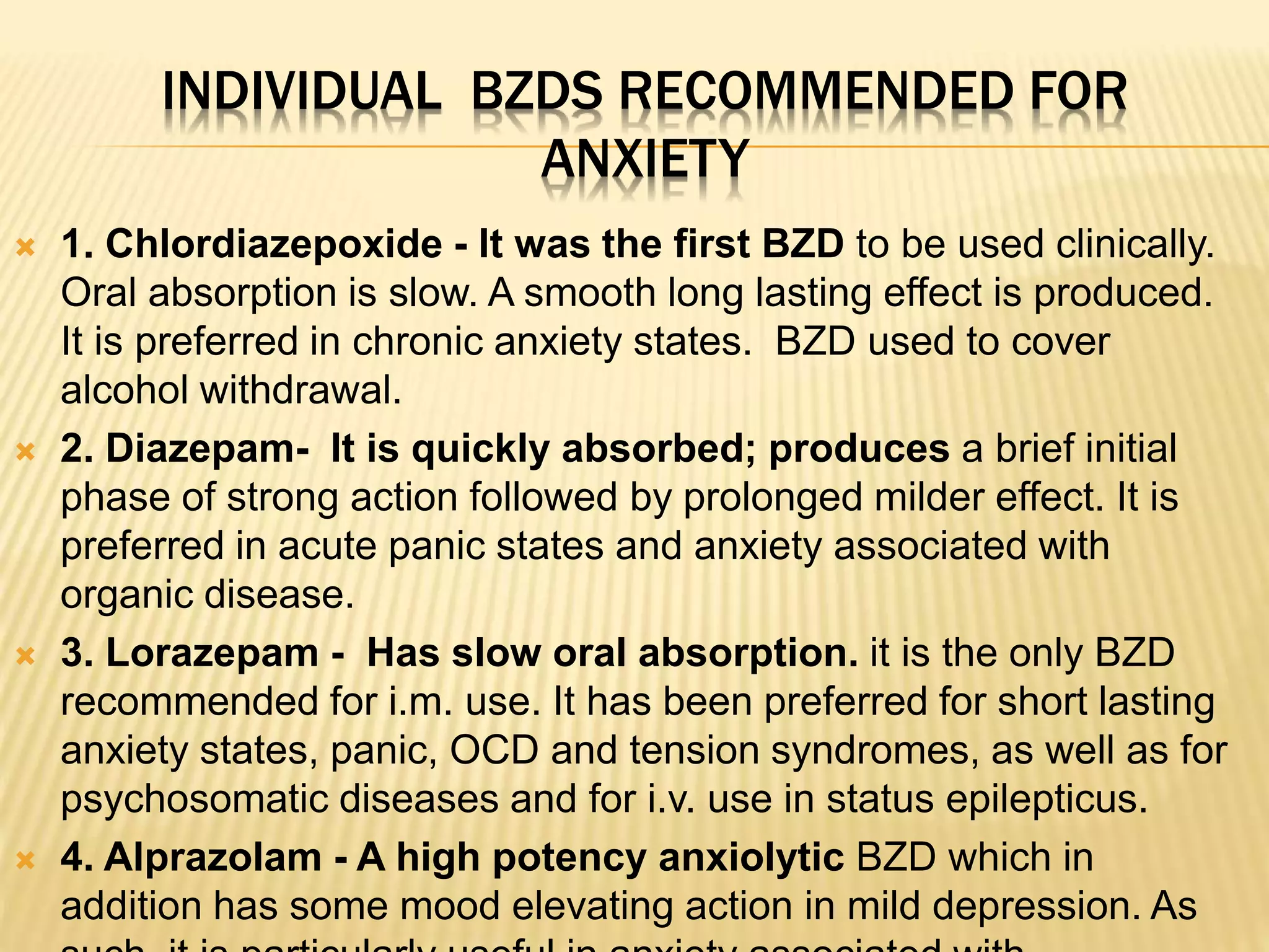 Antianxiety agents | PPTX | Brain and Nervous System Disorders ...