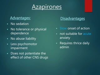 Anti-anxiety drugs | PPTX