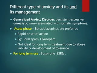 Anti-anxiety drugs | PPTX