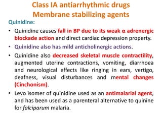 Quinidine Mechanism Of Action