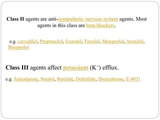Antiarrhythmic agent | PPTX