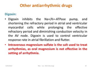 Antiarrhythmic agent.pptx