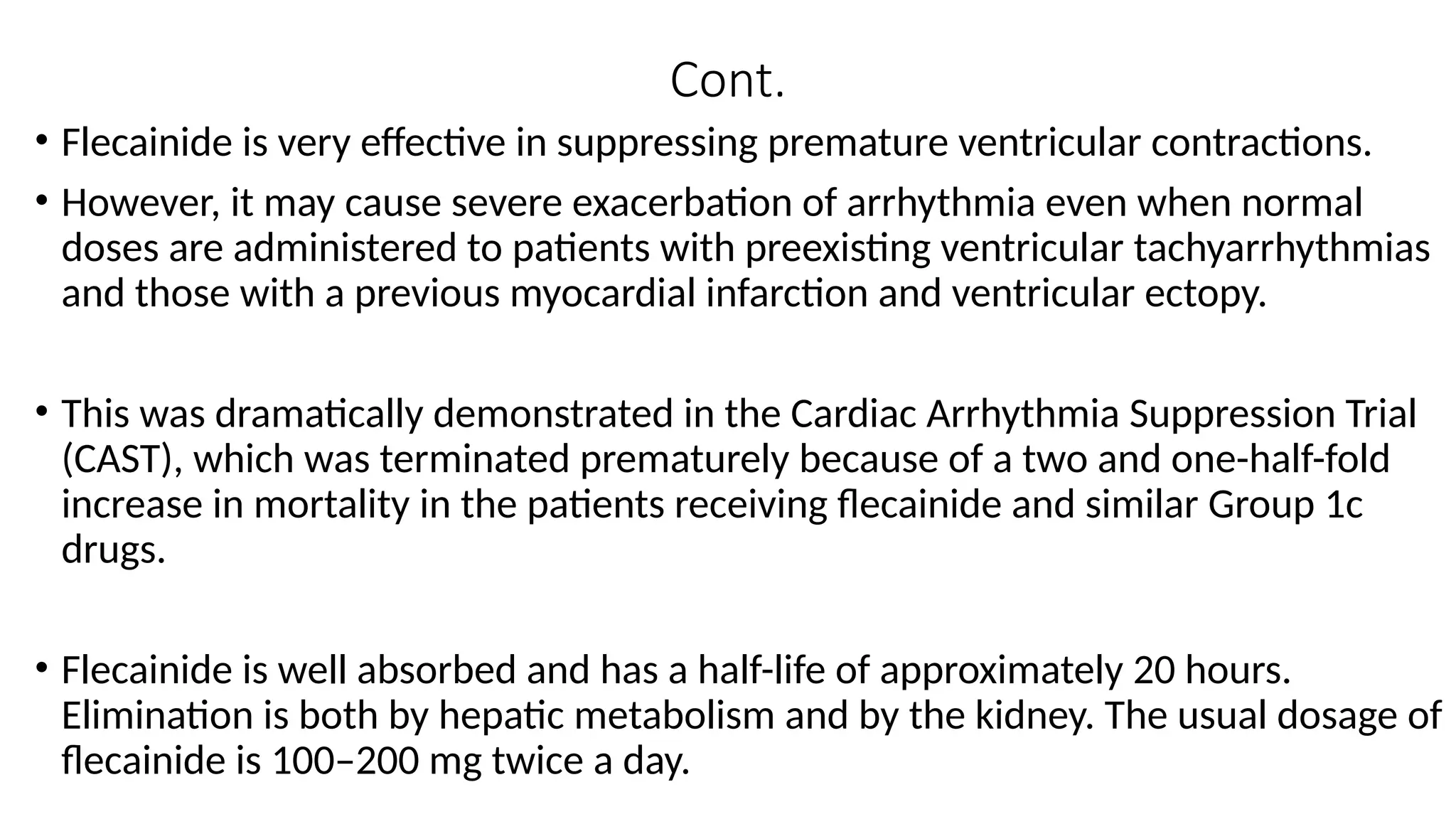 Antiarrhythmic agents, classification of arrhythmia | PPTX