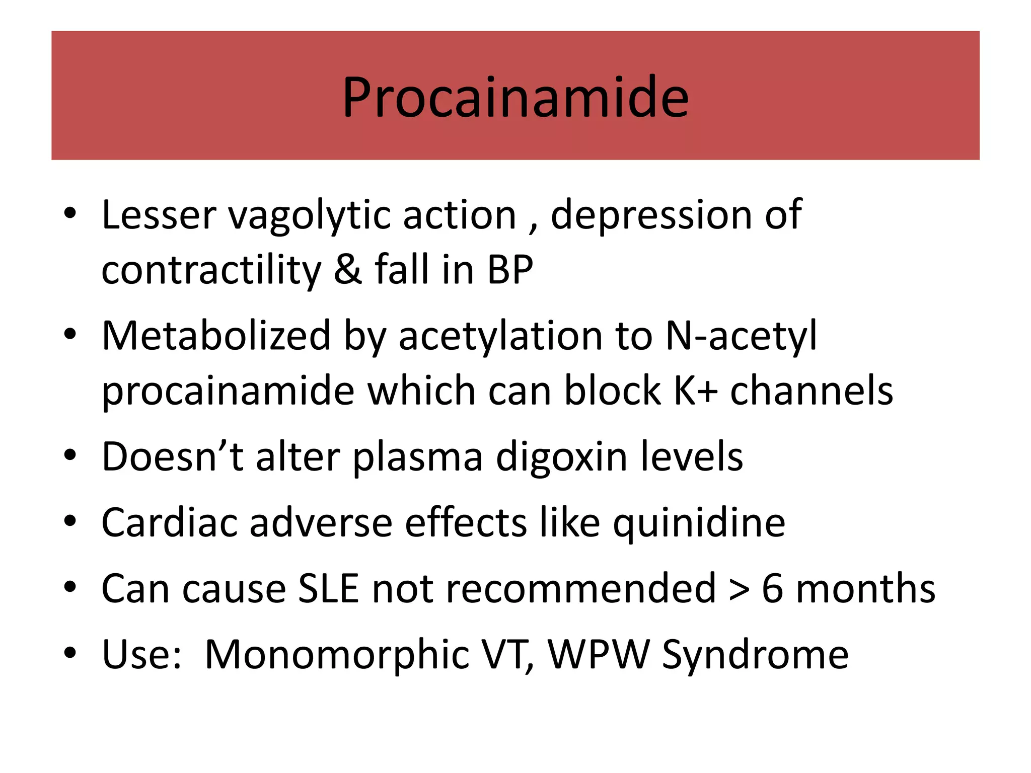 Antiarrhythmic drugs | PPTX