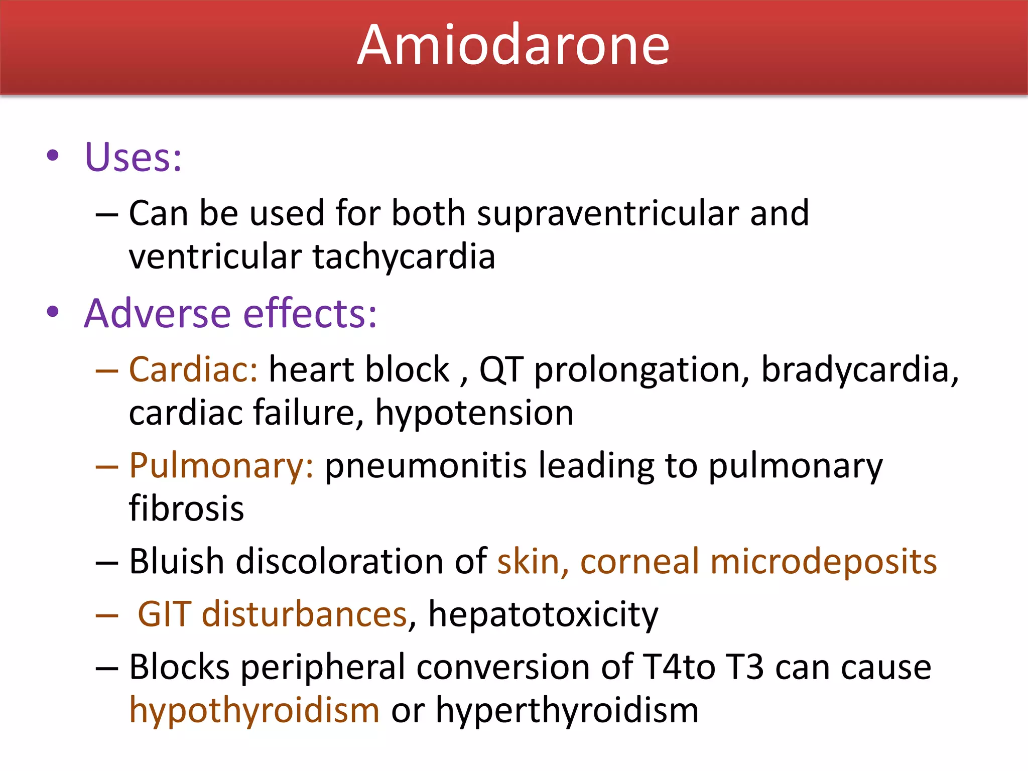 Antiarrhythmic drugs | PPTX