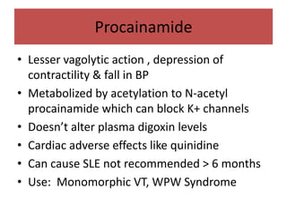 Procainamide Action