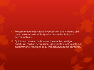 Antiarrhythmic drugs | PPTX