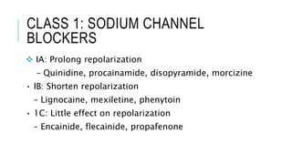 Antiarrhythmic drugs - pharmachology.pptx