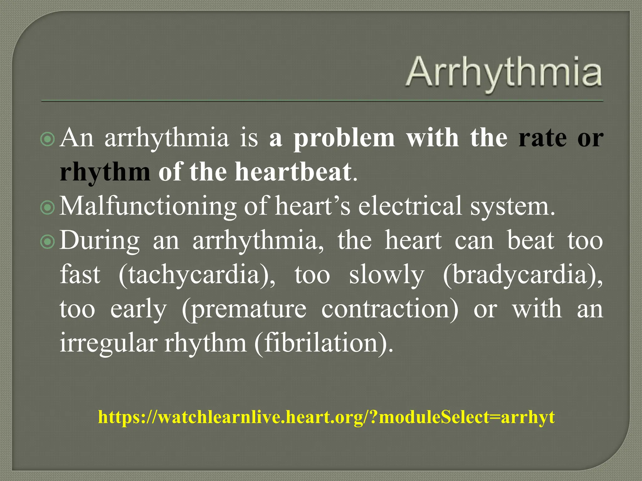 Drugs Used in the Treatment of Arrhythmia | PPTX