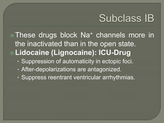 Drugs Used in the Treatment of Arrhythmia | PPTX