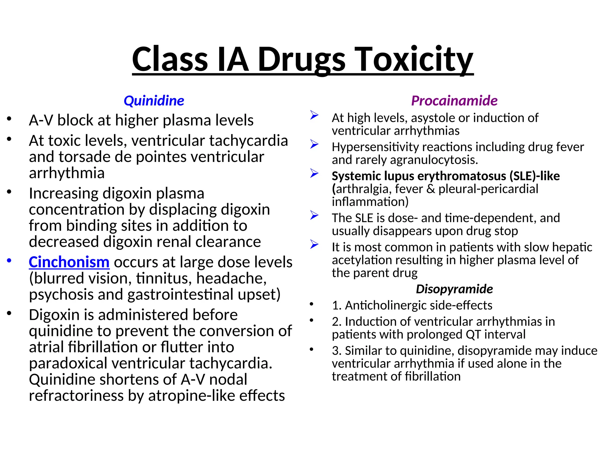 antiarrhthmic drugs for the management of most common disorders | PPT