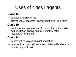 Antiarrhythmic drugs for medical students | PPT