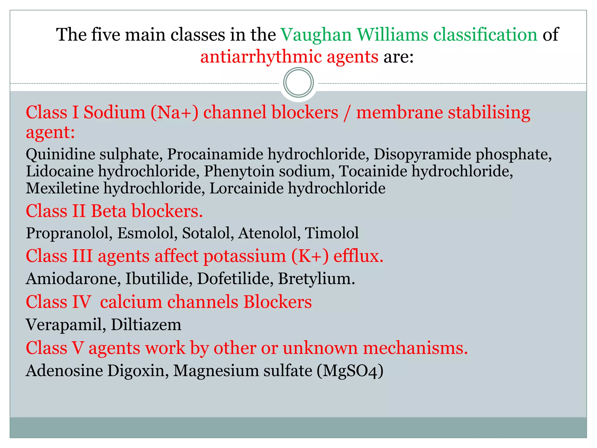 Antiarrhythmic drugs 01 | PPT