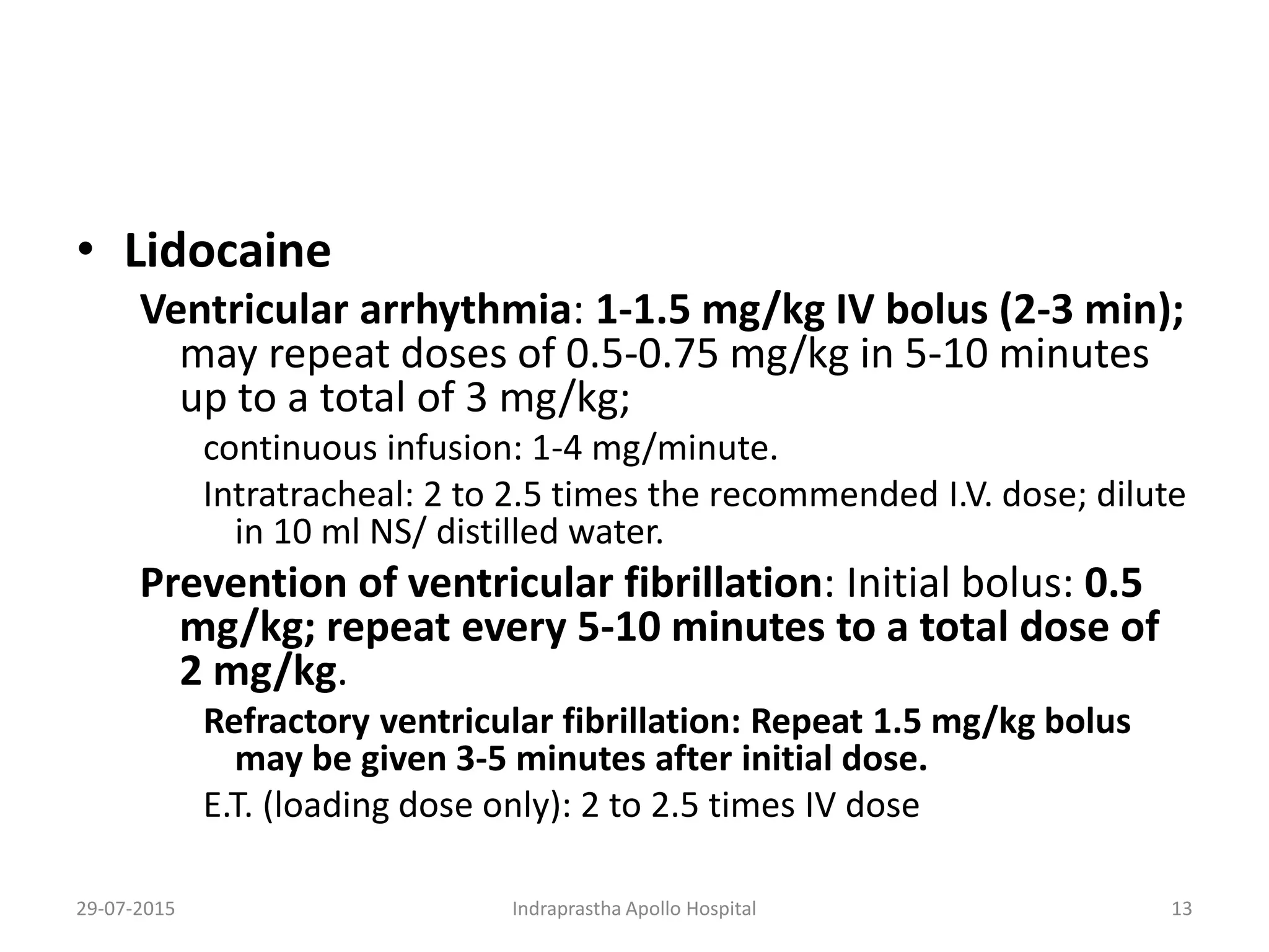 Antiarrhythmic drugs & Anaesthesia for Cardioversion | PPTX