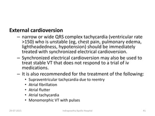 Antiarrhythmic drugs & Anaesthesia for Cardioversion | PPTX