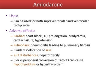 Antiarrhythmic drugs bds | PPTX