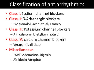 Antiarrhythmic drugs bds | PPTX