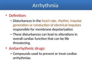 antiarrhythmic drugs copy.pptx for cvs diseases | PPT