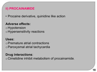 Procainamide Action