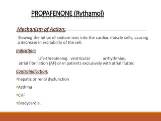 Antiarrhythmic drugs | PPT